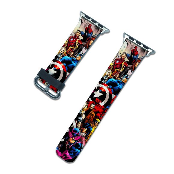 Handmade | Other | Marvel Avengers Apple Watch Band Series 7 6 5 Se 45 ...